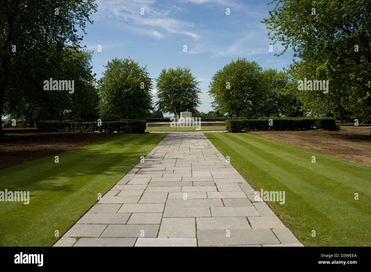 Canadian Memorial at Courcelette on the Somme remembering the battles ...