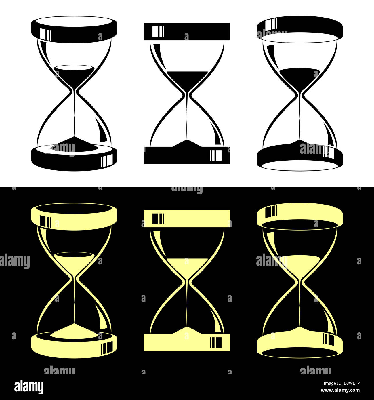 Hourglasses hi-res stock photography and images - Alamy
