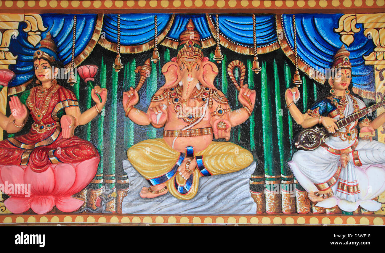 Malaysia, Penang, Georgetown, Sri Kamatchi Amman Hindu Temple Stock ...