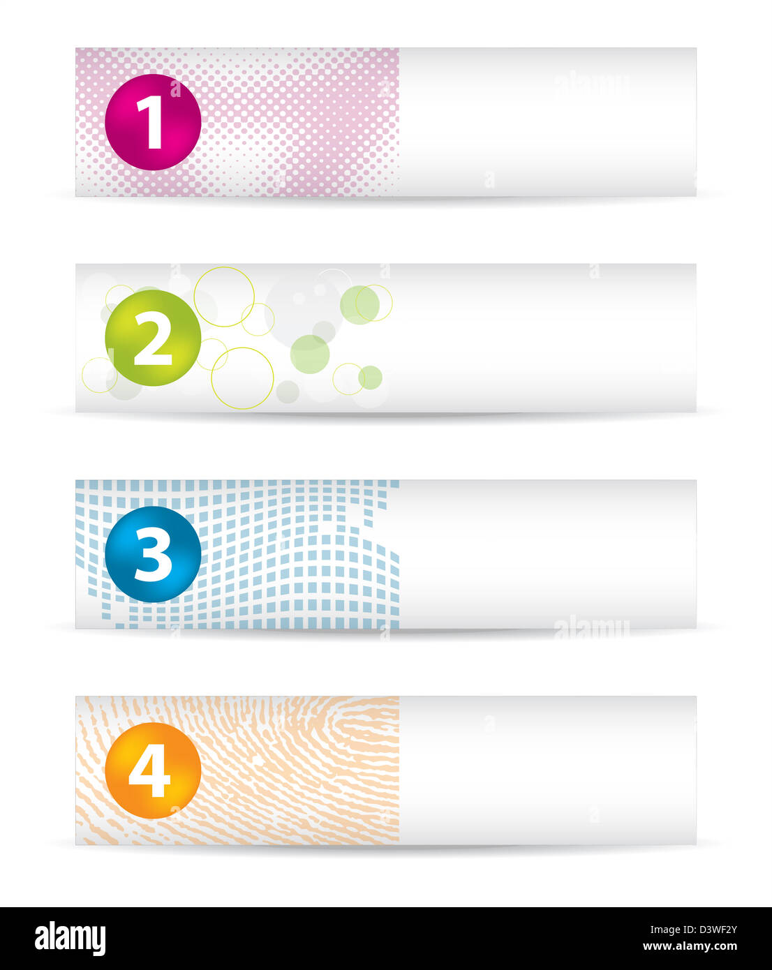 vector banners with special design Stock Photo - Alamy