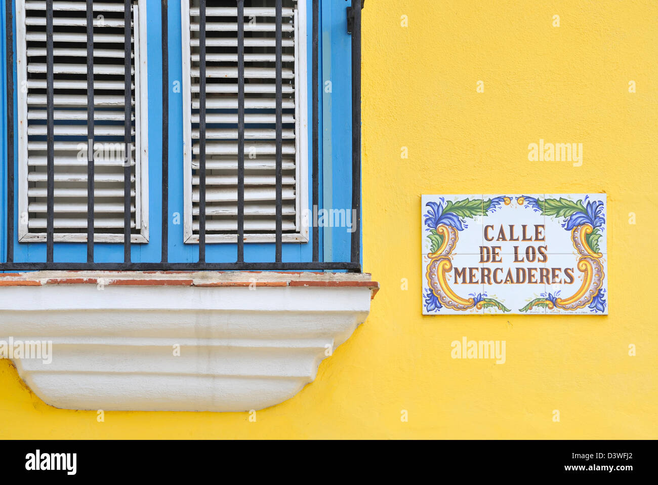 Street sign, Havana, Cuba Stock Photo - Alamy