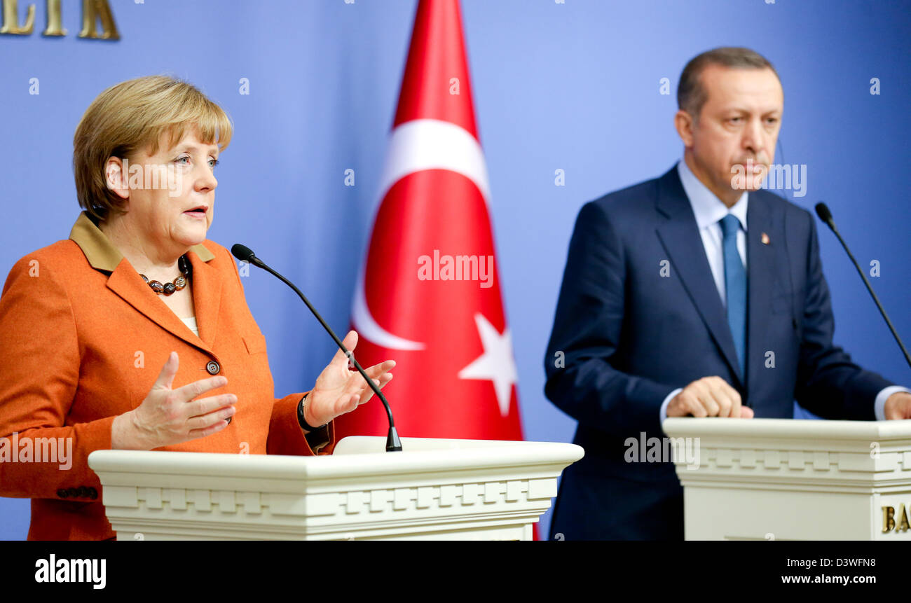 Recep Erdogan Merkel High Resolution Stock Photography and Images - Alamy