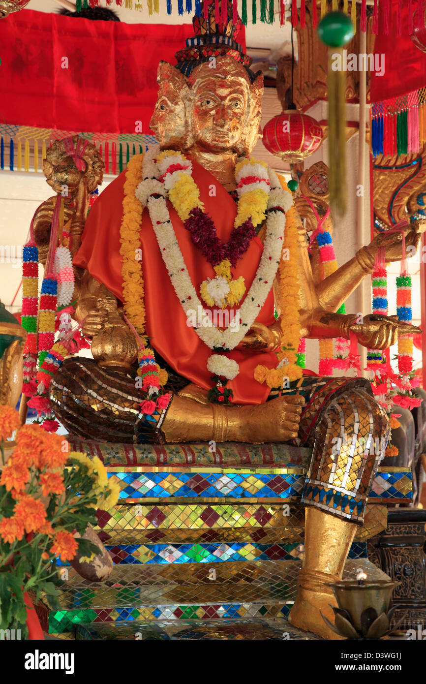 Malaysia, Penang, Georgetown, Wat Chayamangkalaram, Thai Buddhist ...