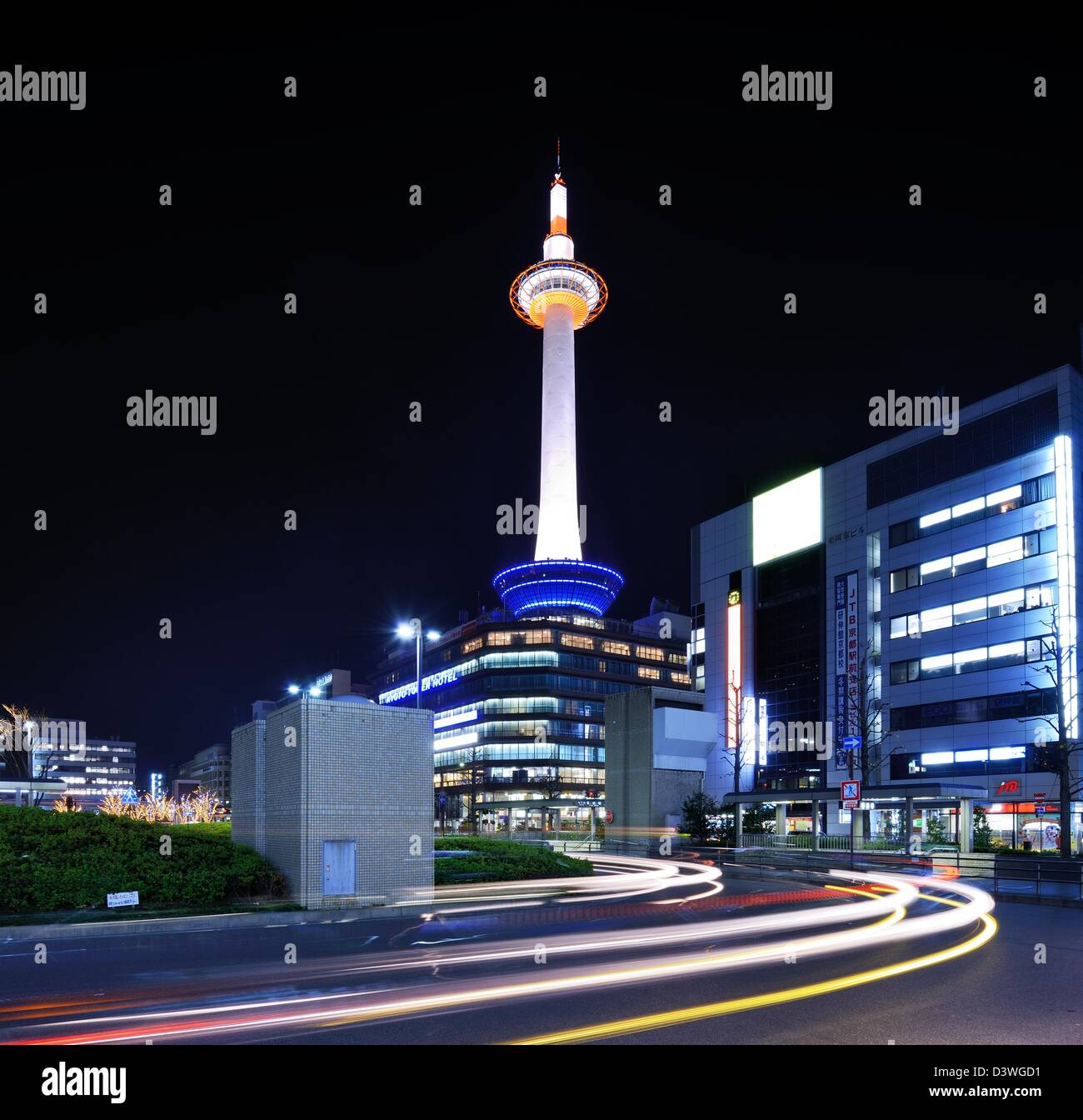 Kyoto Tower in Kyoto, Japan Stock Photo - Alamy