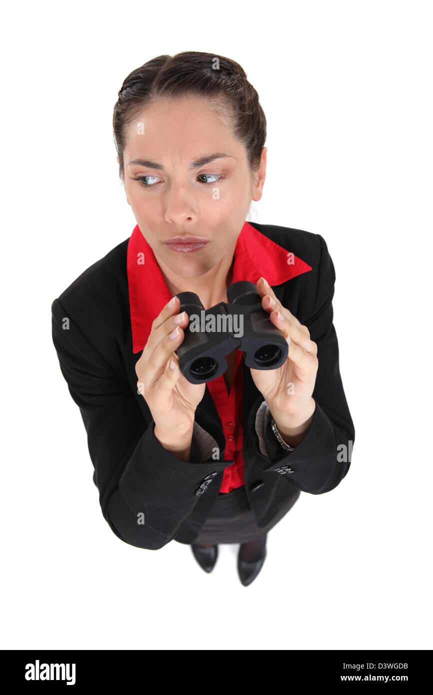 Profile view businesswoman Cut Out Stock Images & Pictures - Alamy