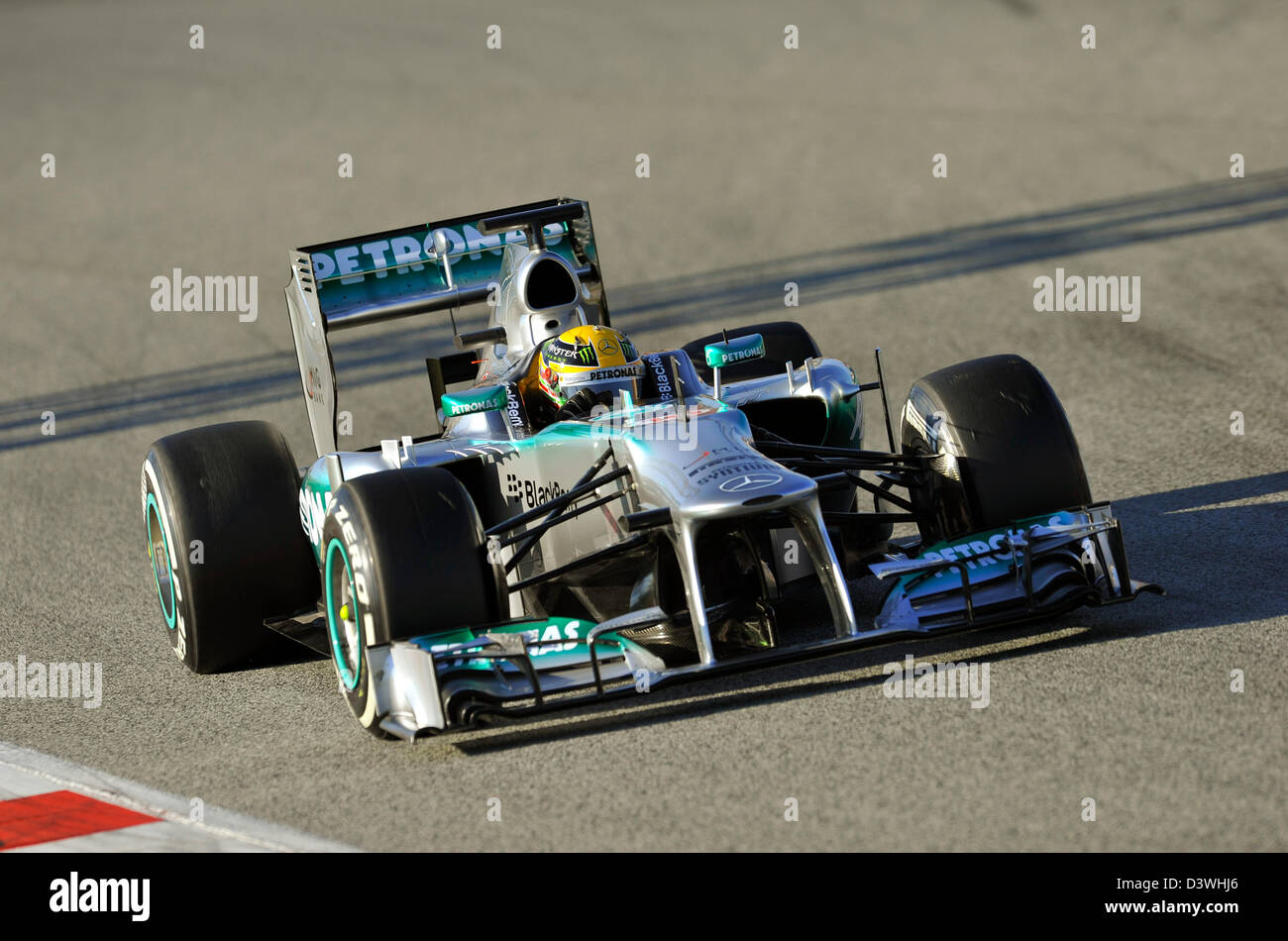 Lewis Hamilton (GBR), Mercedes F1 W04 during Formula One tests on ...