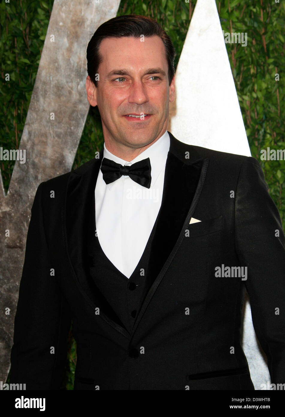 JON HAMM 2013 VANITY FAIR OSCAR PARTY SUNSET TOWER LOS ANGELES ...