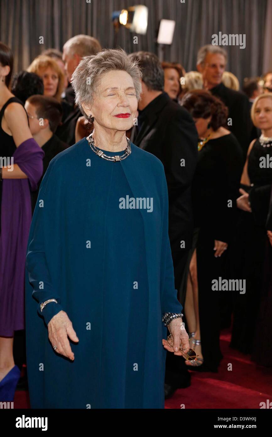 Feb. 24, 2013 - Los Angeles, California, USA - EMMANUELLE RIVA.85th ...