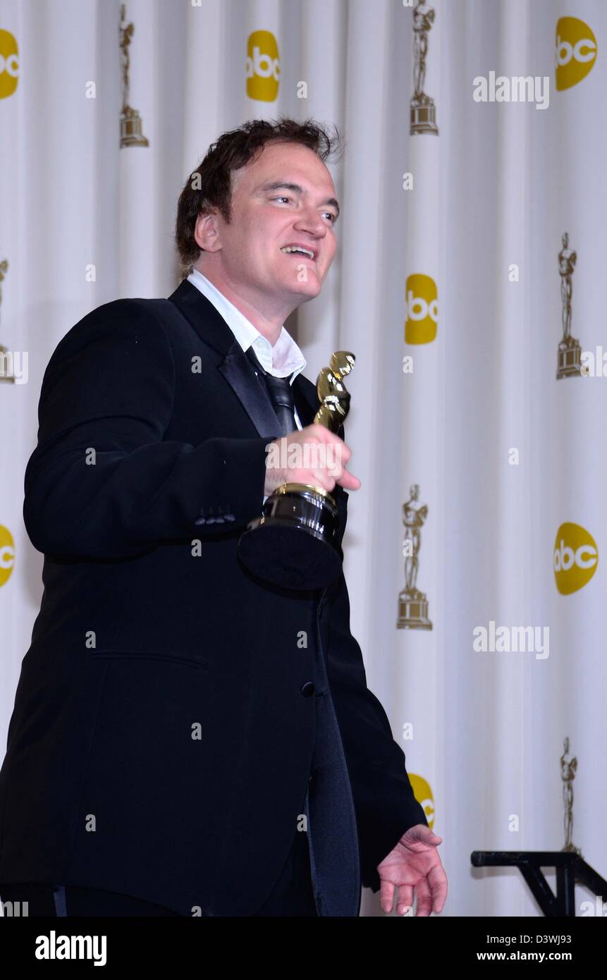 Hollywood, CA, USA. 24th Feb, 2013. QUENTIN TARANTINO.Winner Best ...