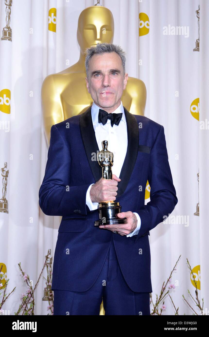 Hollywood, CA, USA. 24th Feb, 2013. DANIEL DAY-LEWIS.Winner Best Actor ...