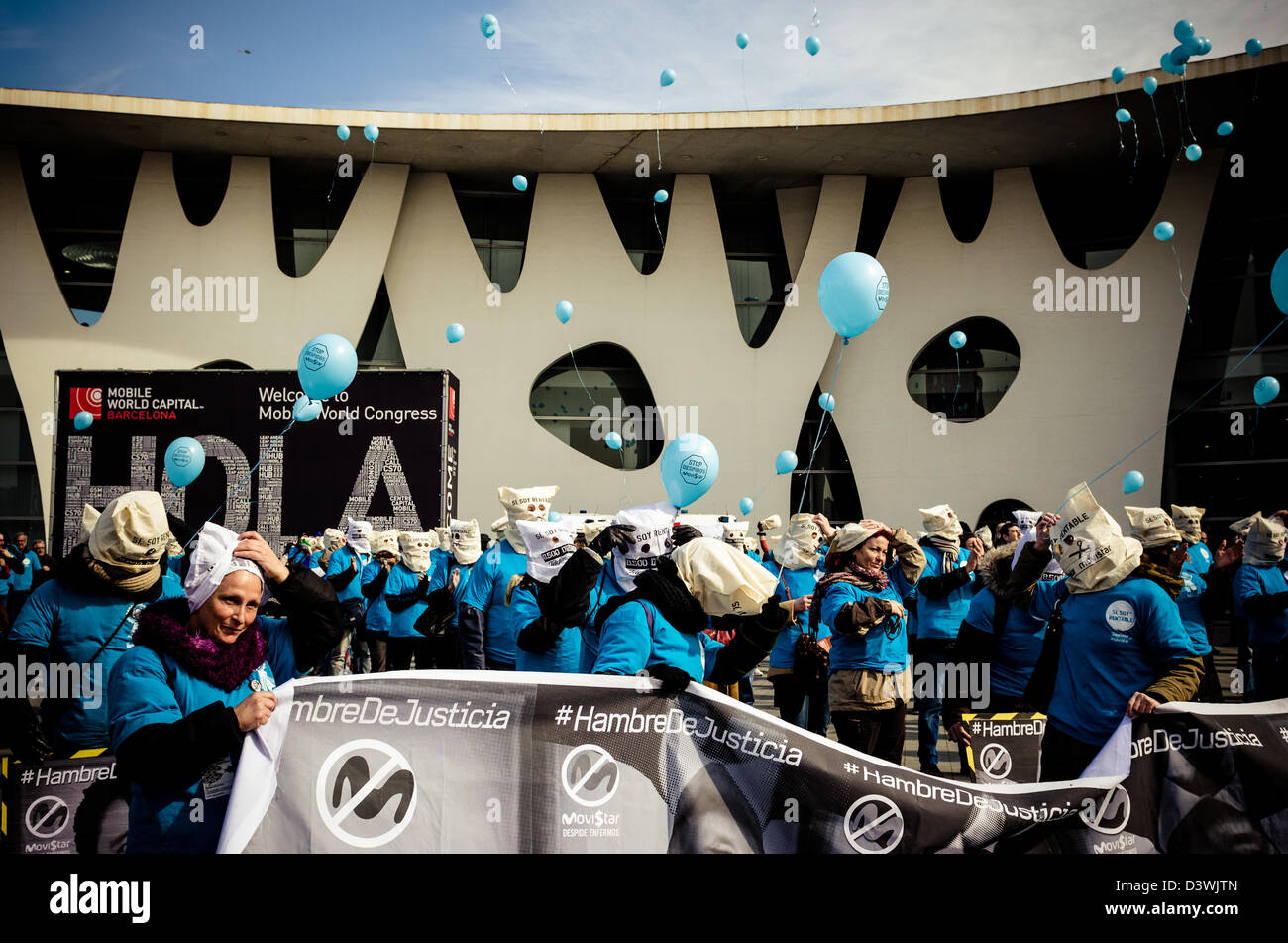 Movistar Protest High Resolution Stock Photography and Images - Alamy