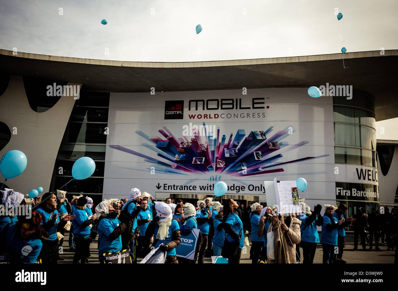 Movistar Protest High Resolution Stock Photography and Images - Alamy