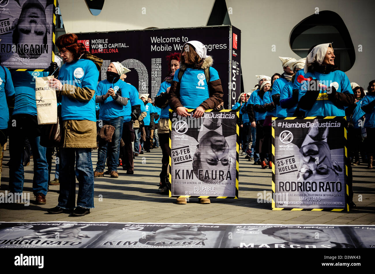 Movistar Protest High Resolution Stock Photography and Images - Alamy