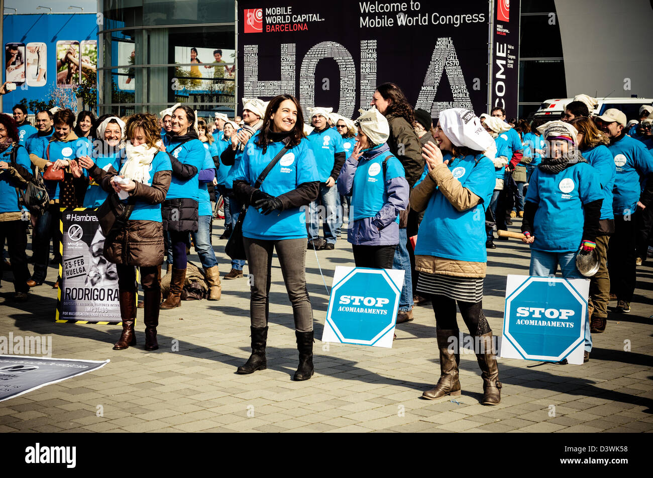 Movistar Protest High Resolution Stock Photography and Images - Alamy