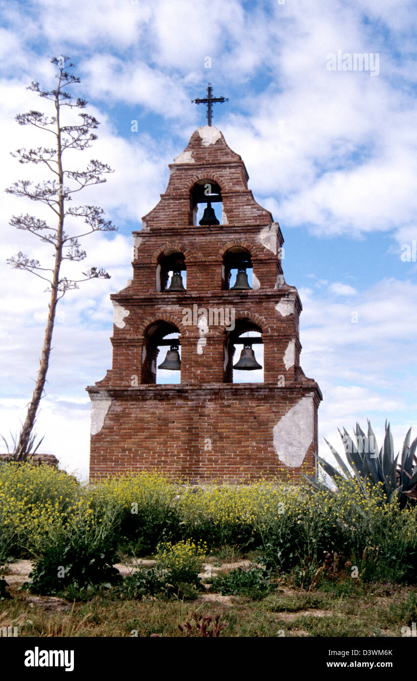 Bell tower mission san miguel hi-res stock photography and images - Alamy