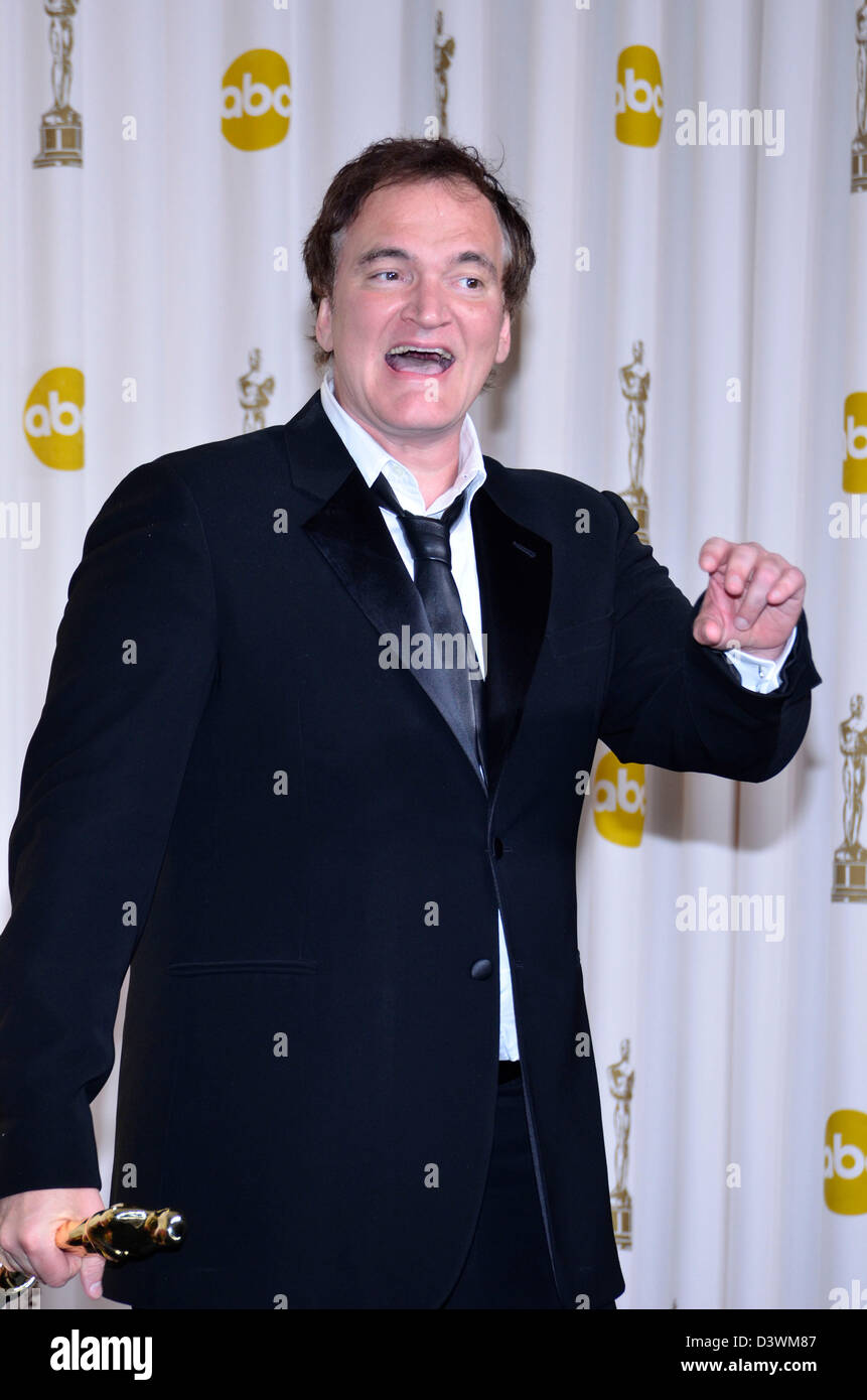 Hollywood, California, U.S. 24th Feb, 2013. Quentin Tarantino, Winner ...