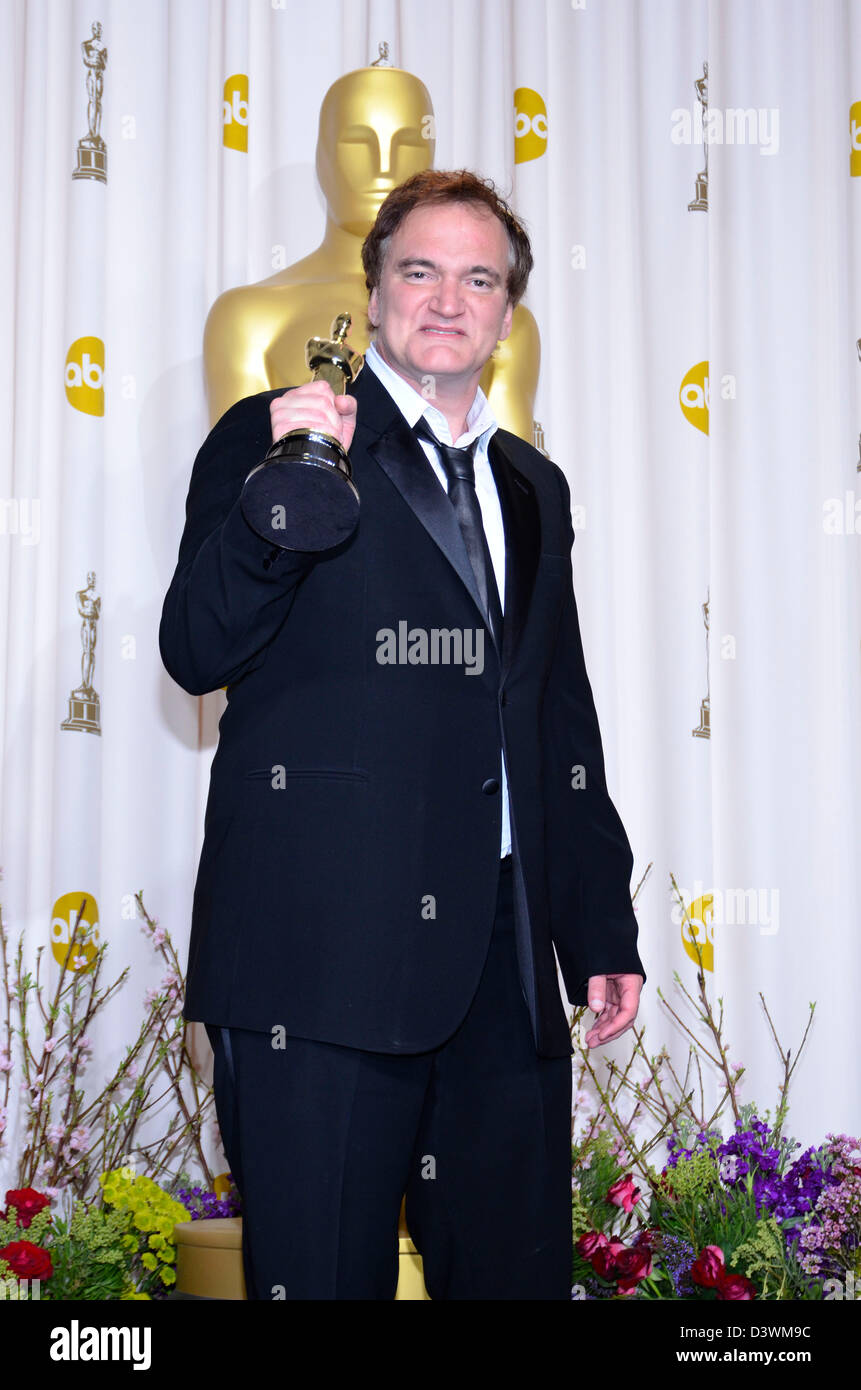 Hollywood, California, U.S. 24th Feb, 2013. Quentin Tarantino, Winner ...