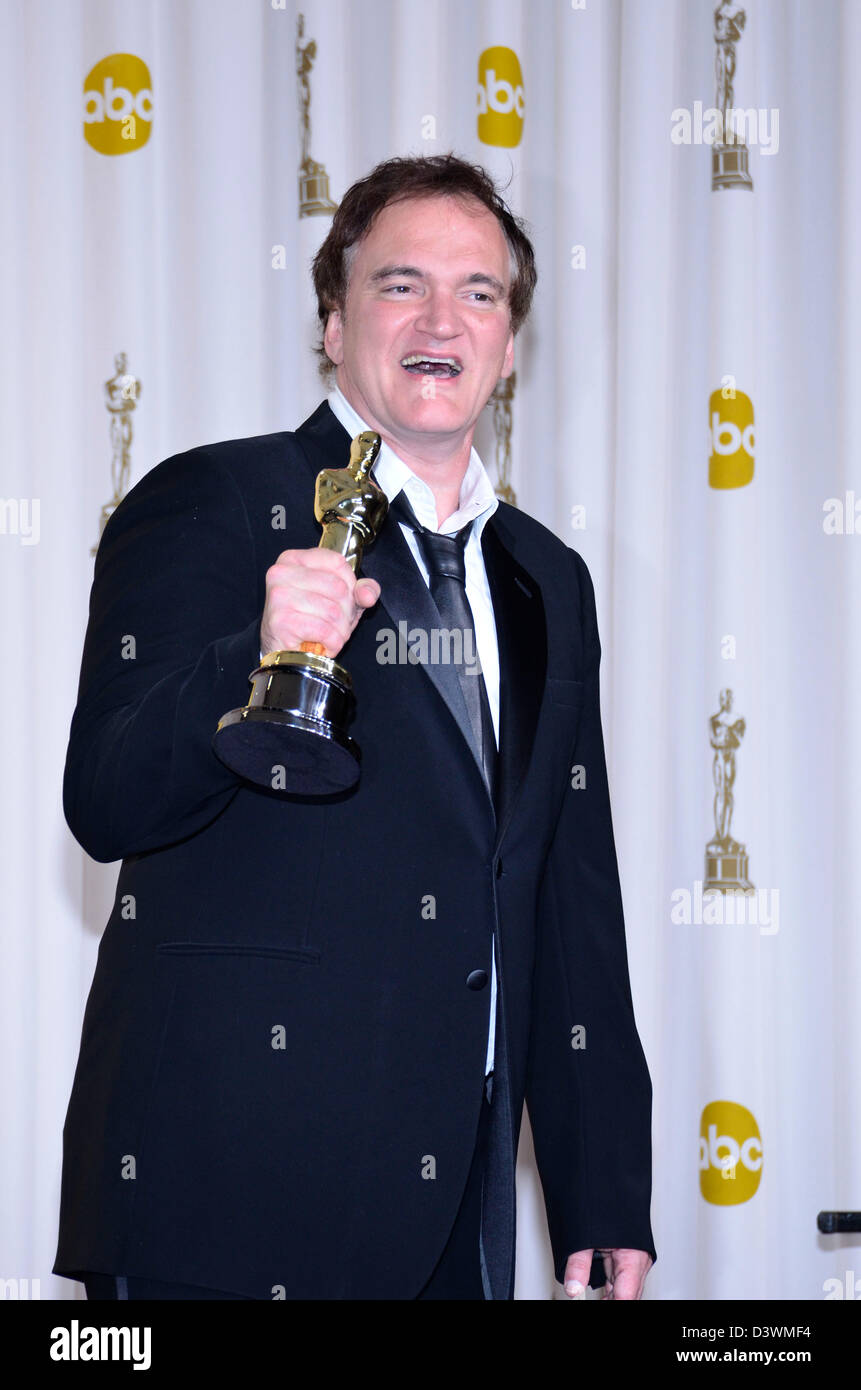 Hollywood, California, U.S. 24th Feb, 2013. Quentin Tarantino, Winner ...