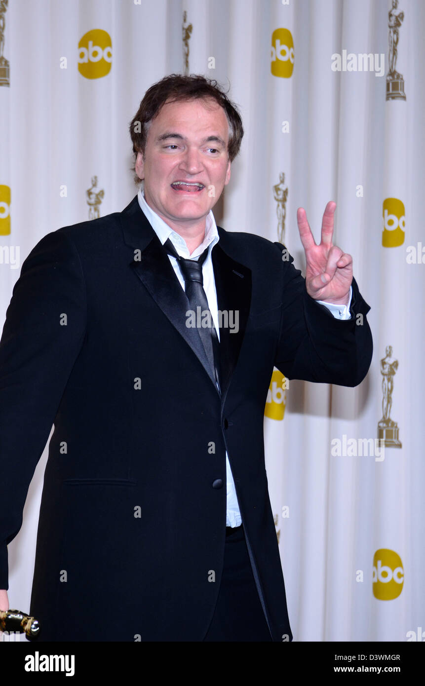 Hollywood, California, U.S. 24th Feb, 2013. Quentin Tarantino, Winner ...