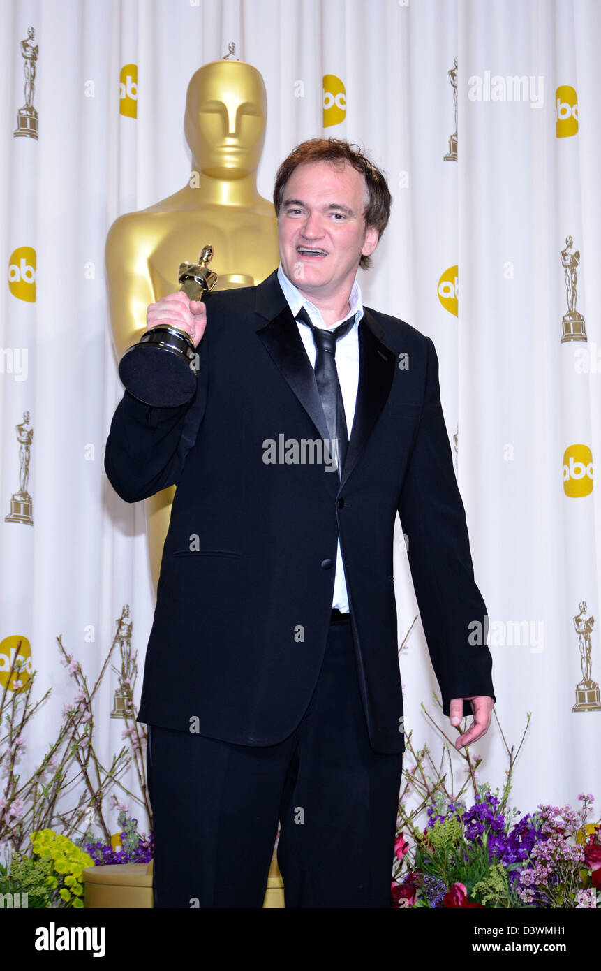 Hollywood, California, U.S. 24th Feb, 2013. Quentin Tarantino, Winner ...