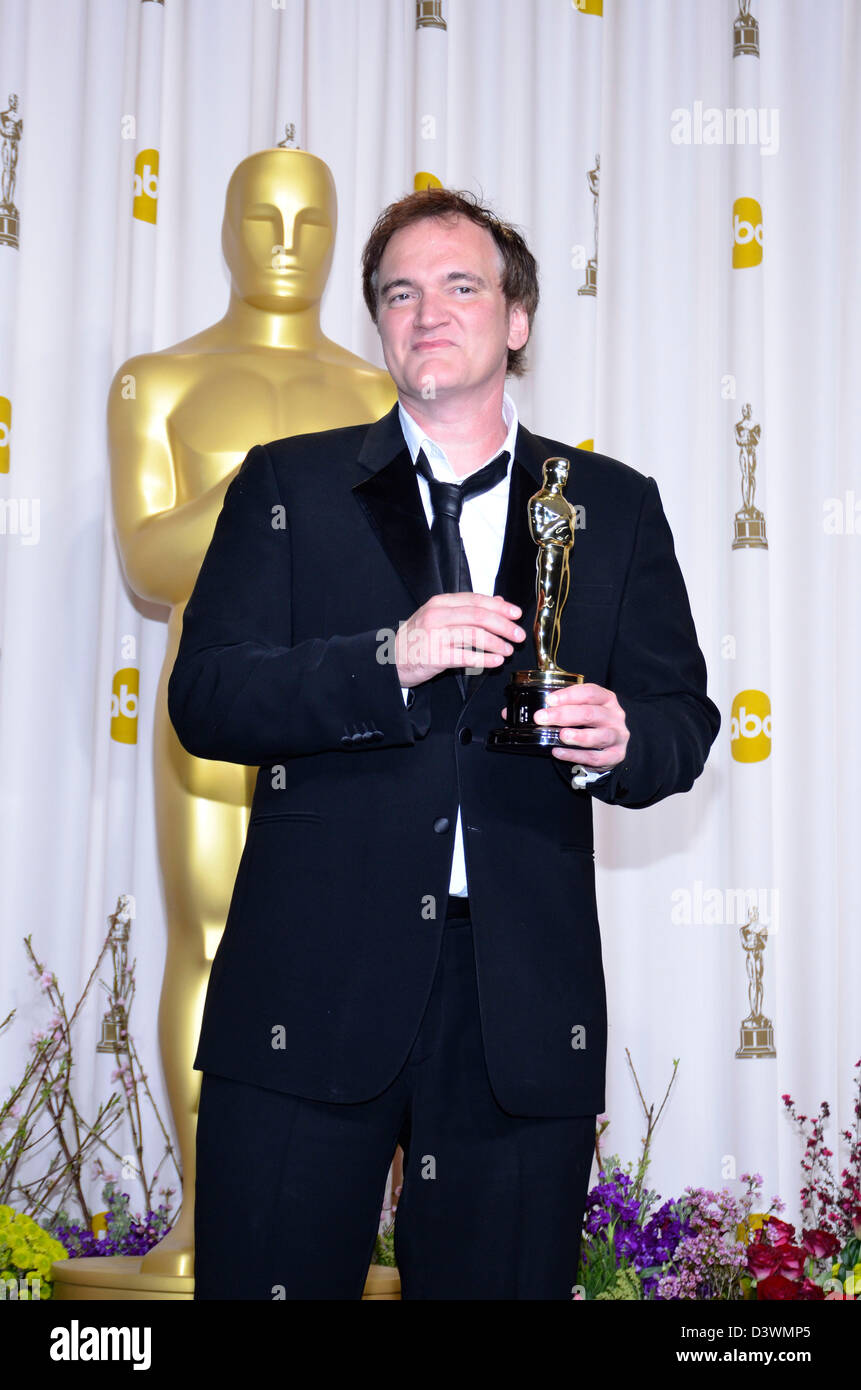 Hollywood, California, U.S. 24th Feb, 2013. Quentin Tarantino, Winner ...