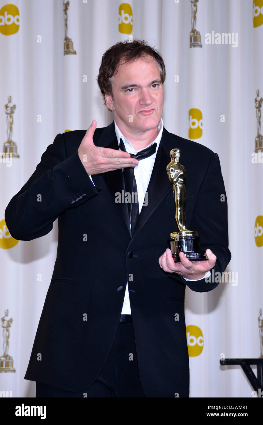 Hollywood, California, U.S. 24th Feb, 2013. Quentin Tarantino, Winner ...