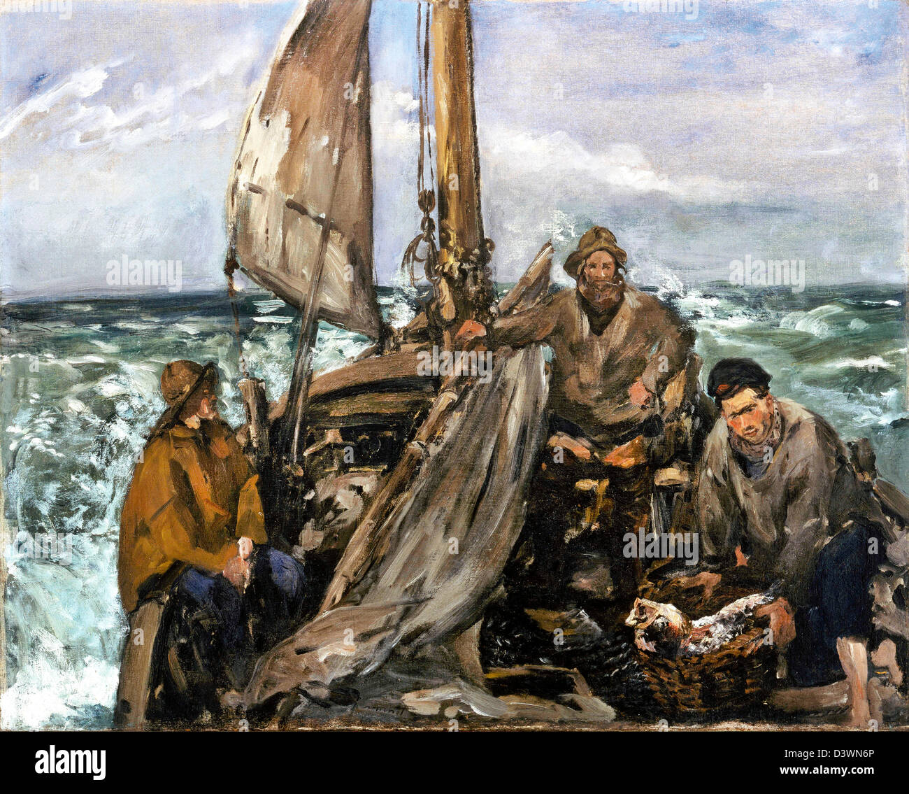 Edouard Manet, The Toilers of the Sea 1873 Oil on canvas. Museum of ...