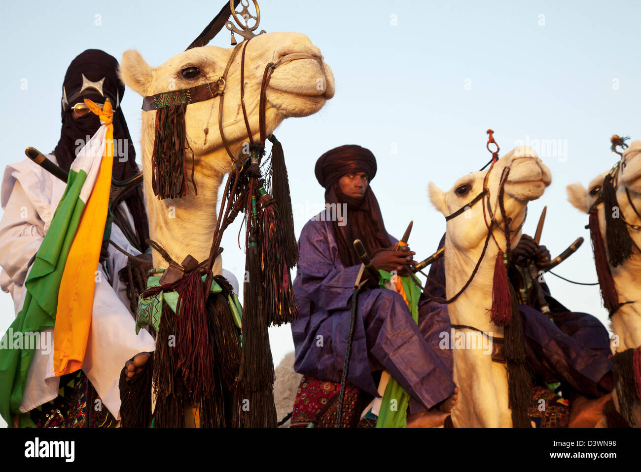 Wodaabe nomads on camels at Gerewol festival in Niger Stock Photo - Alamy