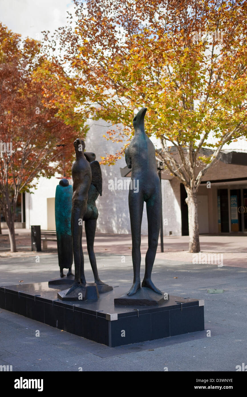 "Icarus" sculpture by Jan Brown. Civic, Canberra, Australian Capital ...