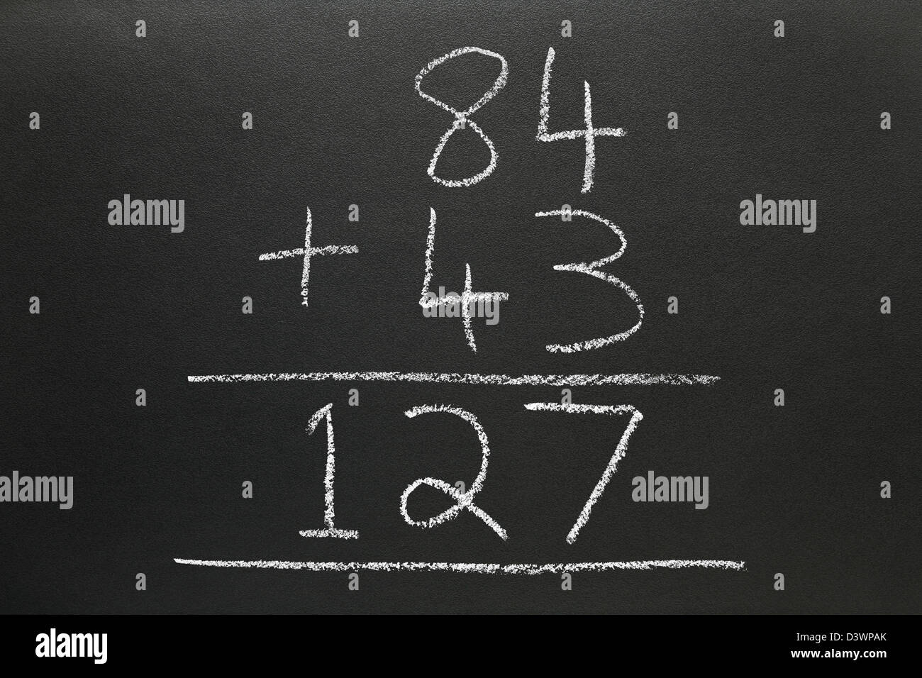 Blackboard maths school hi-res stock photography and images - Alamy