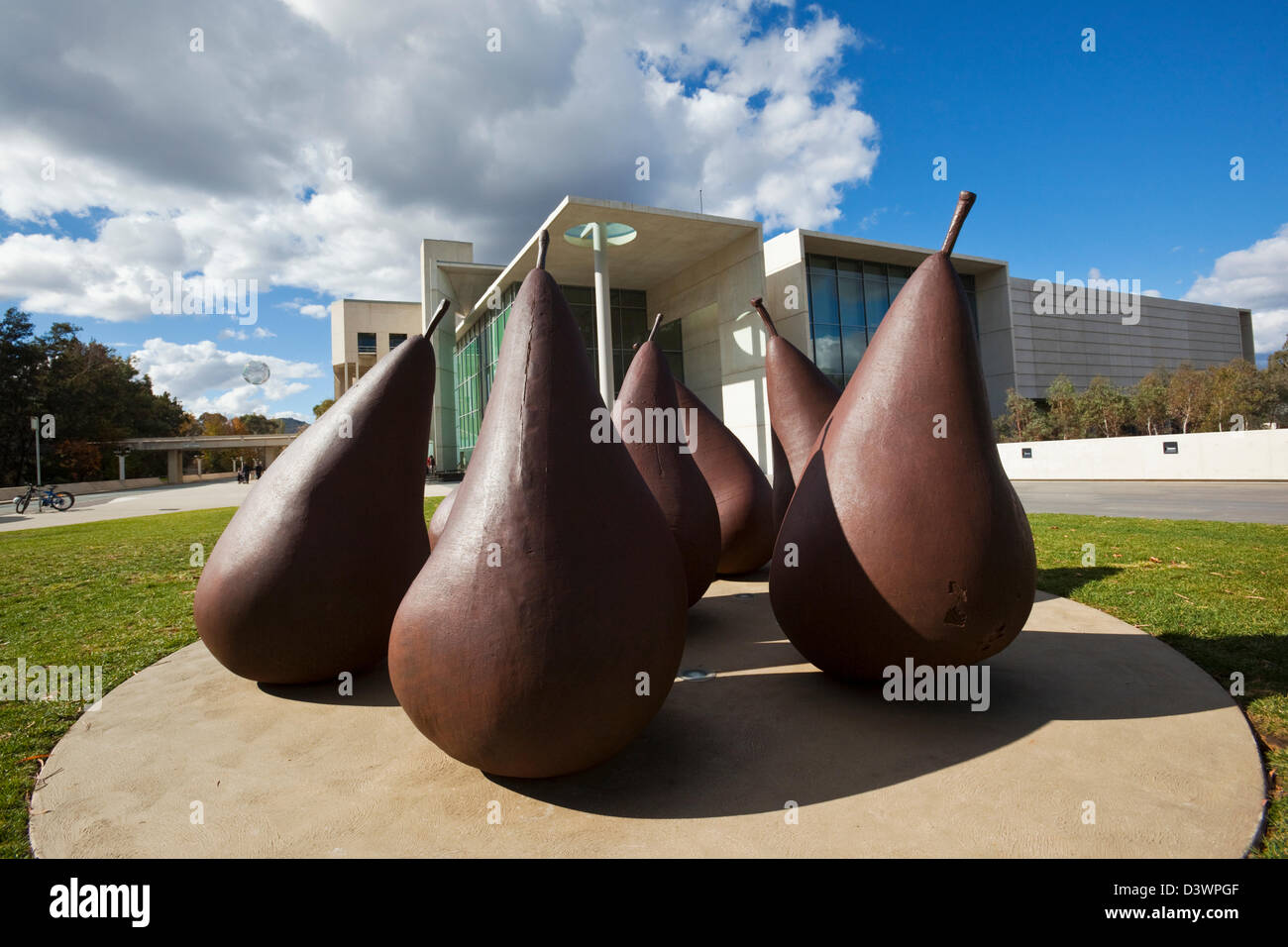 Pears sculpture by George Baldessin. Canberra, Australian Capital ...