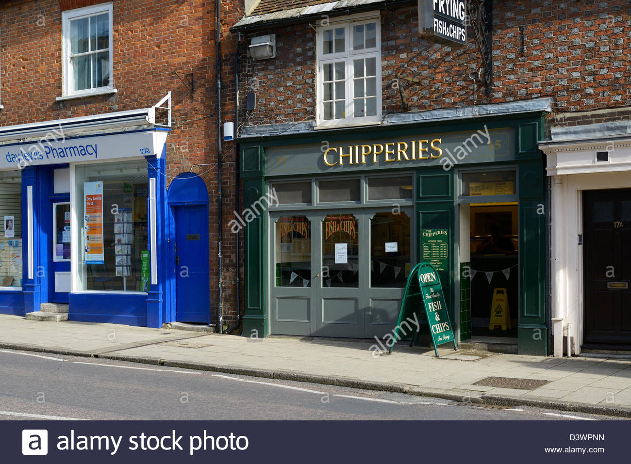 Fish And Chips Store Take Away High Resolution Stock Photography and ...