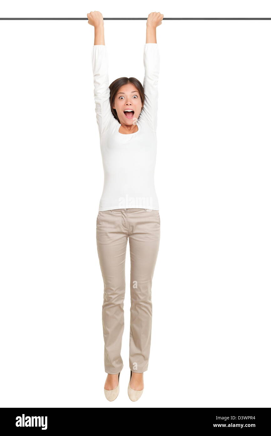 Woman scared full body hi-res stock photography and images - Alamy