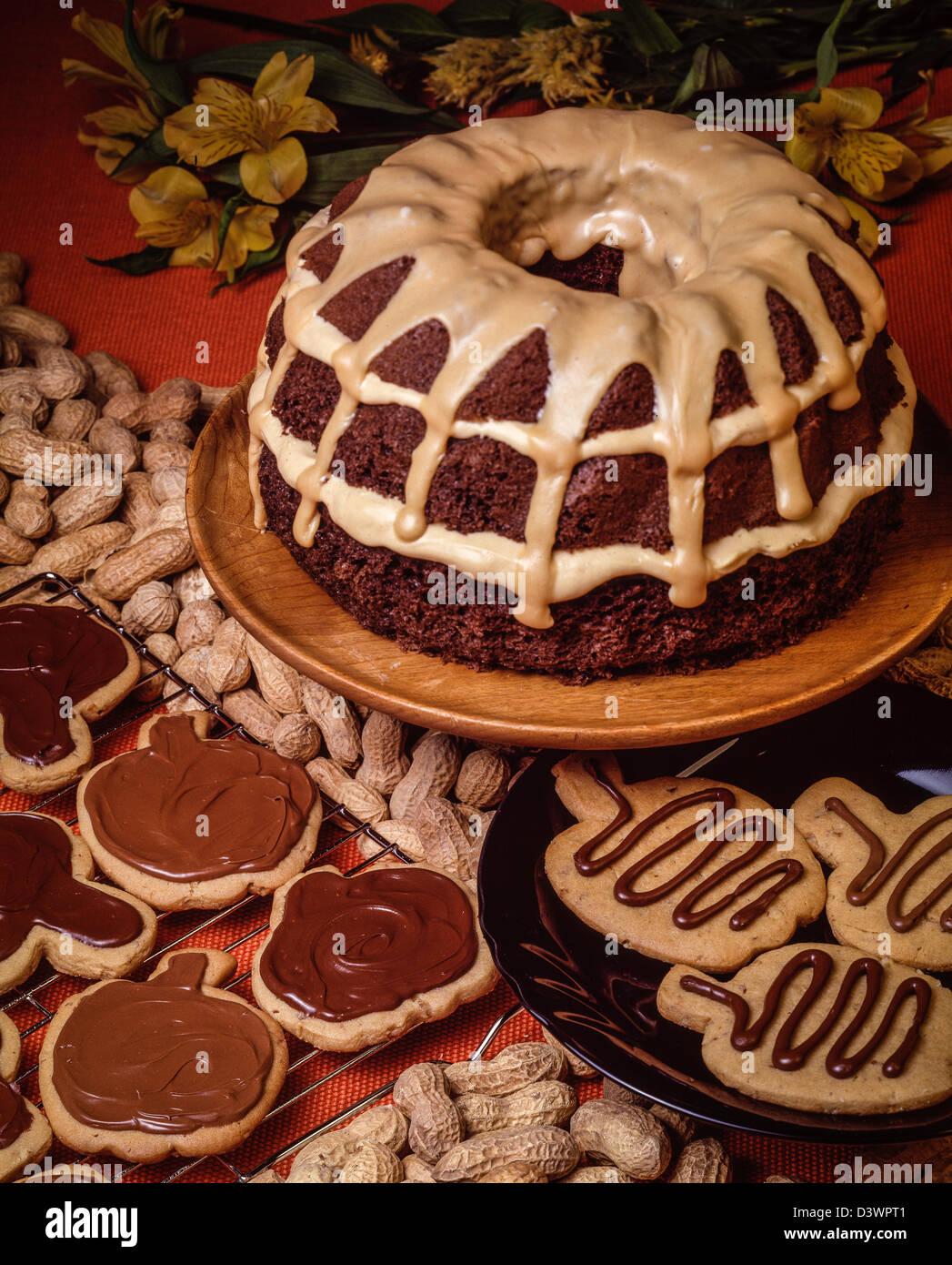 fresh baked desserts & snacks Stock Photo - Alamy