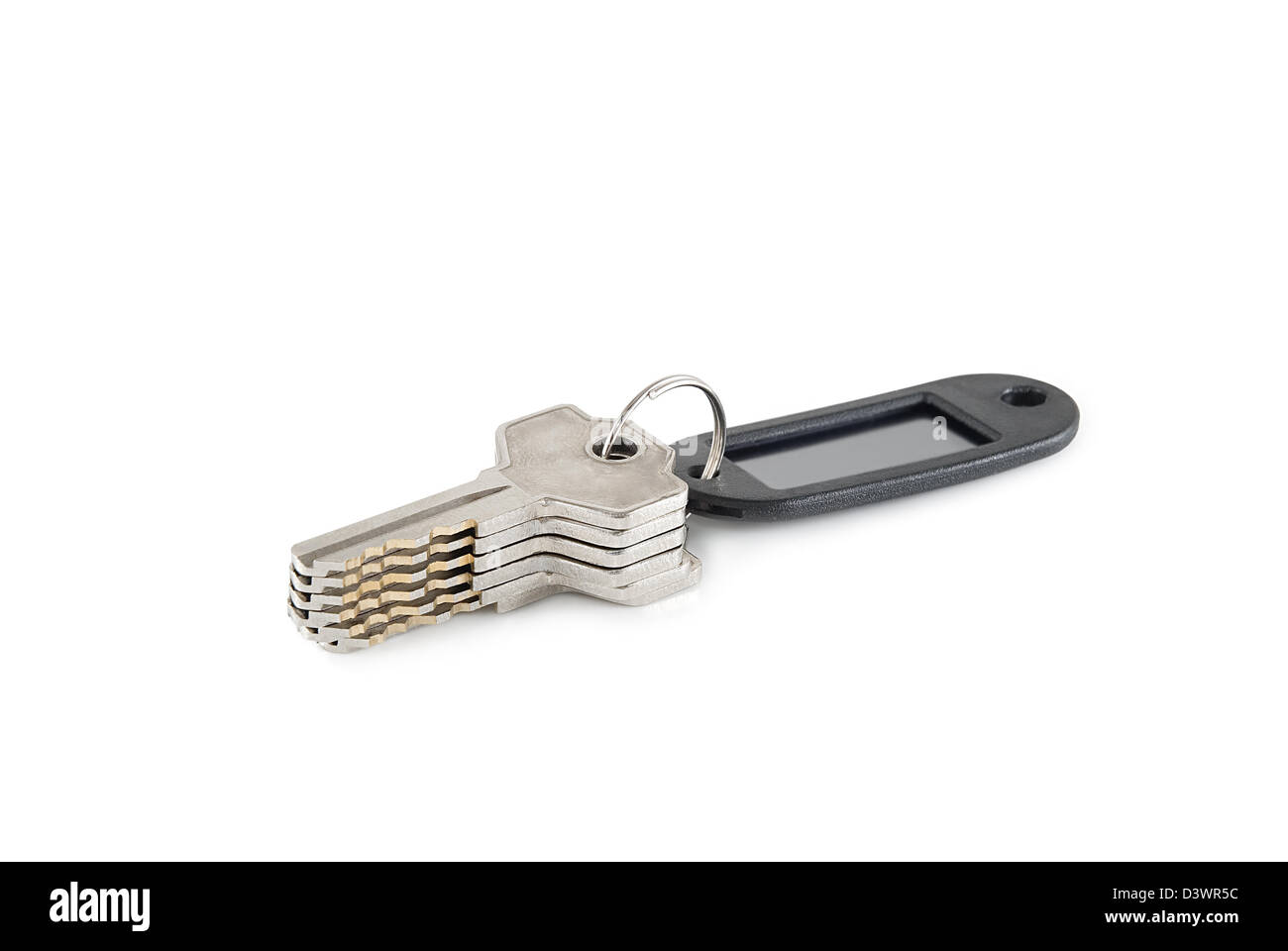 Six keys are photographed on a white background Stock Photo - Alamy