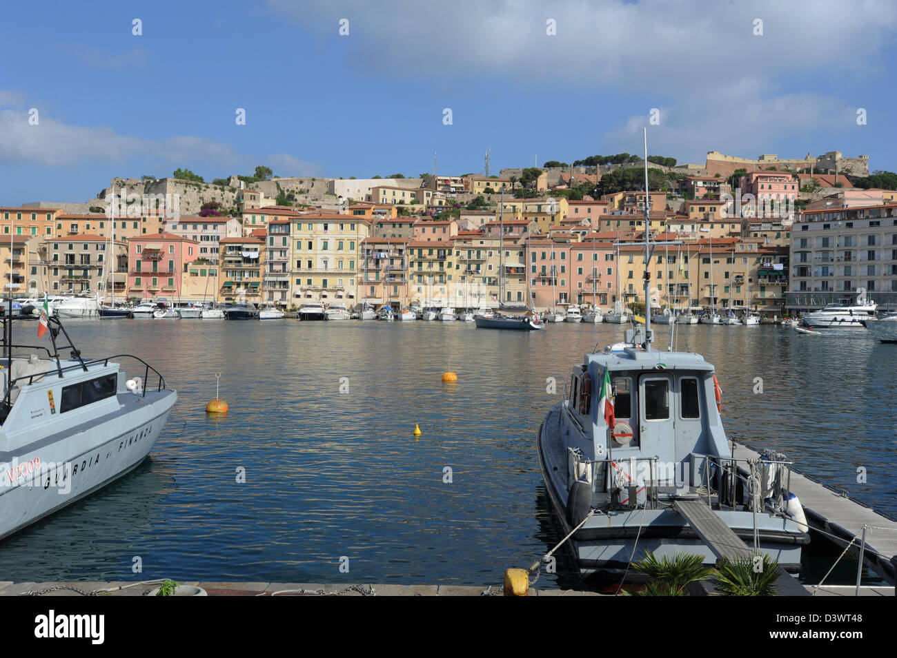 The port of Portoferraio on Elba island, Italy Stock Photo - Alamy