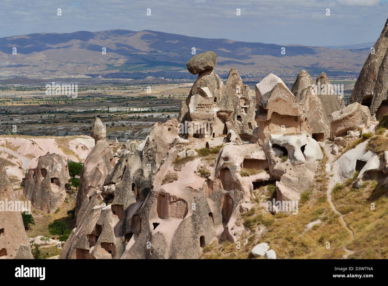 Fairy chimneys rock formations in Cappadocia, Turkey Stock Photo - Alamy