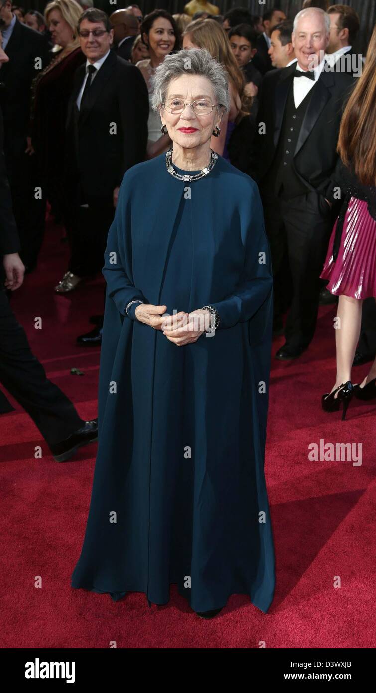 Los Angeles, California, U.S. 24th Feb, 2013. Emmanuelle Riva at ...