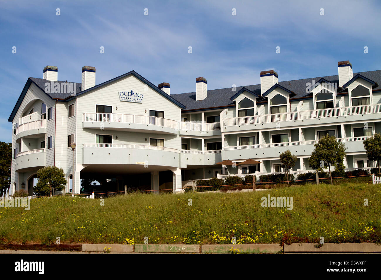 The Oceano hotel and spa half moon bay California USA Stock Photo - Alamy