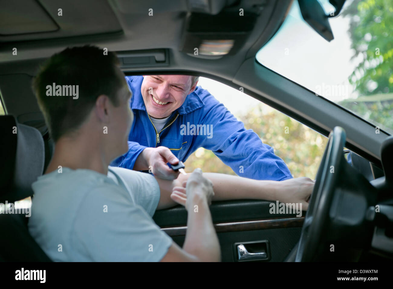 Another satisfied customer Stock Photo - Alamy