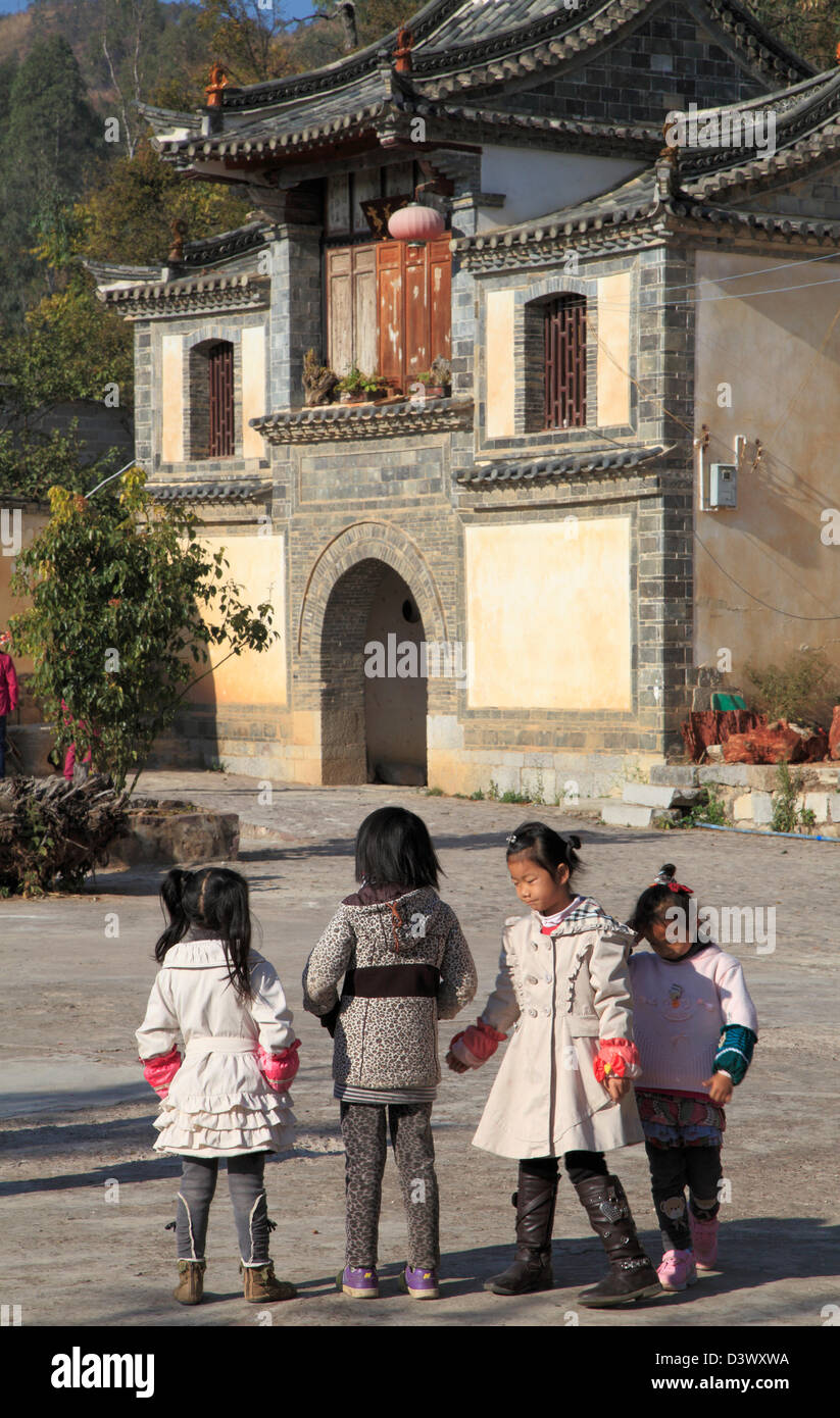China village children hi-res stock photography and images - Alamy