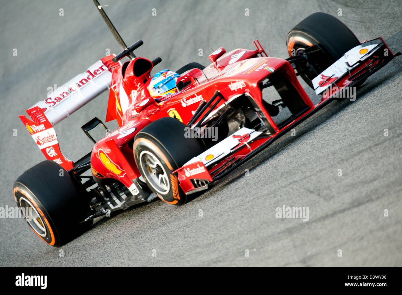 Fernando Alonso (SPA), Ferrari F138, Formula 1 testing sessions ...
