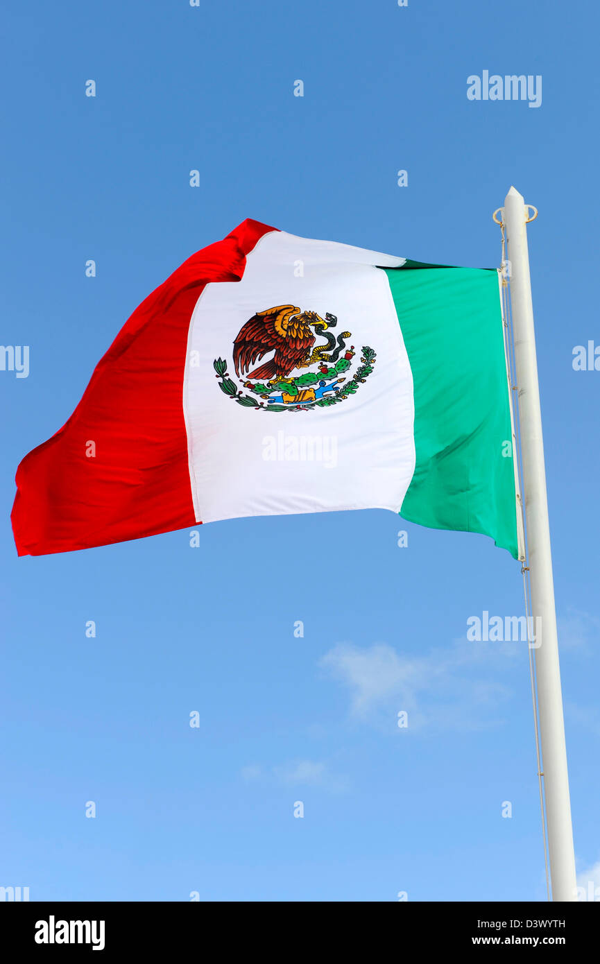Mexican Flag Logo Outline
