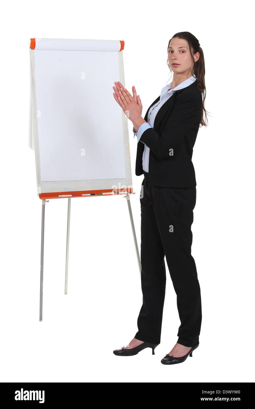 Flip chart Cut Out Stock Images & Pictures - Alamy