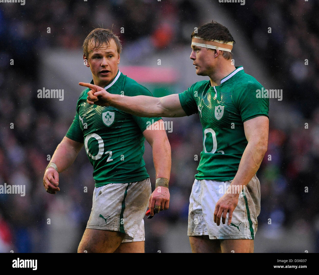Rbs 6 nations brian odriscoll hi-res stock photography and images - Alamy