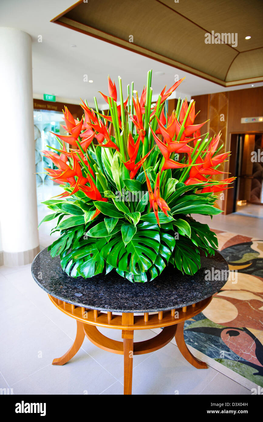 Shangri-La Hotel Lobby,Garden Wing,5 star Hotel,Beautiful Orchids,Trees ...