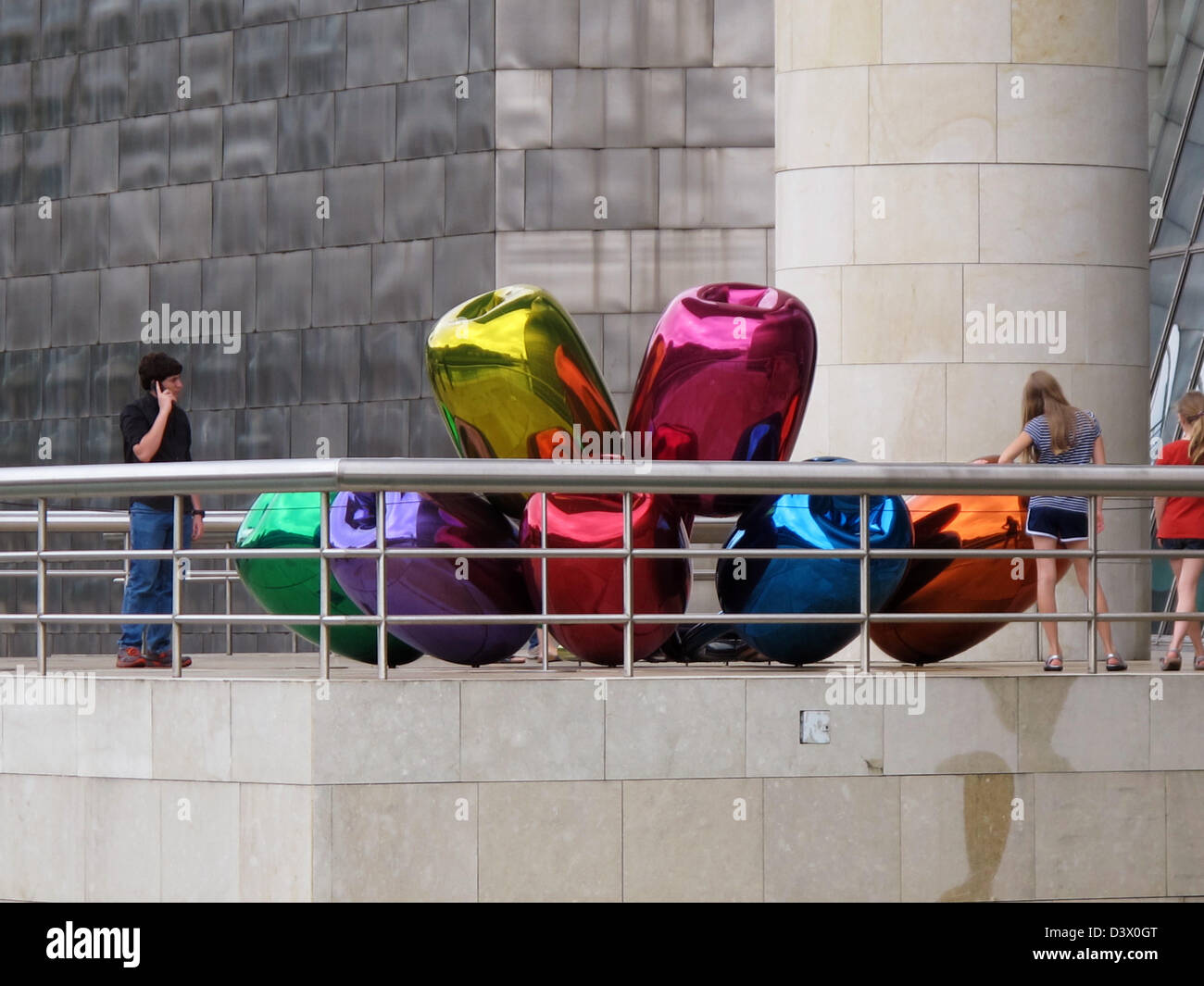 Tulips by Jeff Koons,Guggenheim museum,Frank Gehry architect,Bilbao ...