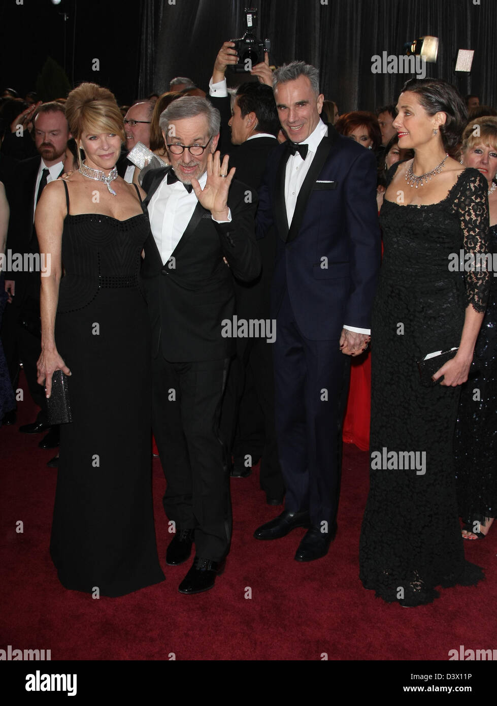 KATE CAPSHAW & STEVEN SPIELBERG & DANIEL DAY-LEWIS & REBECCA MILLER ...