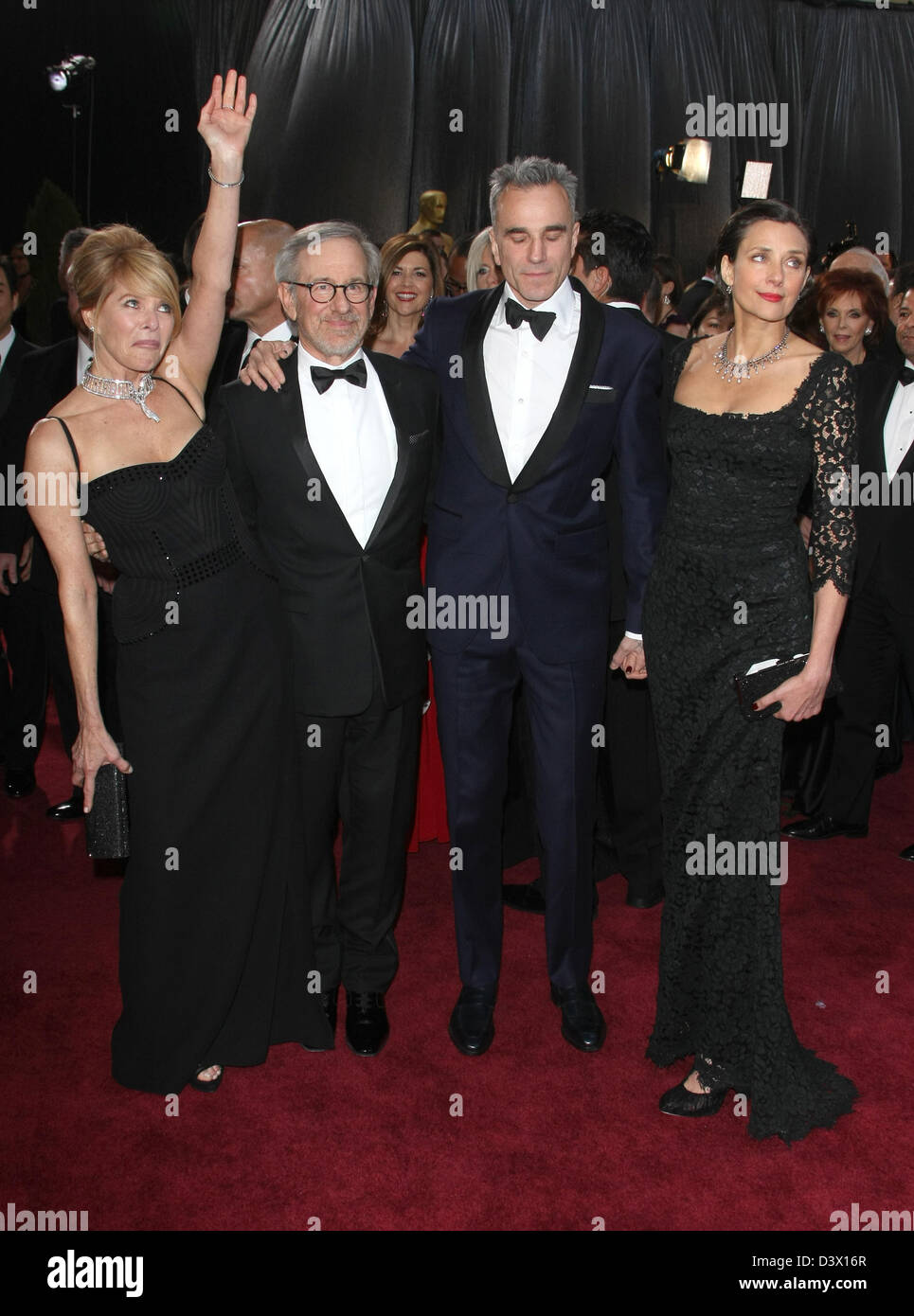 KATE CAPSHAW & STEVEN SPIELBERG & DANIEL DAY-LEWIS & REBECCA MILLER ...