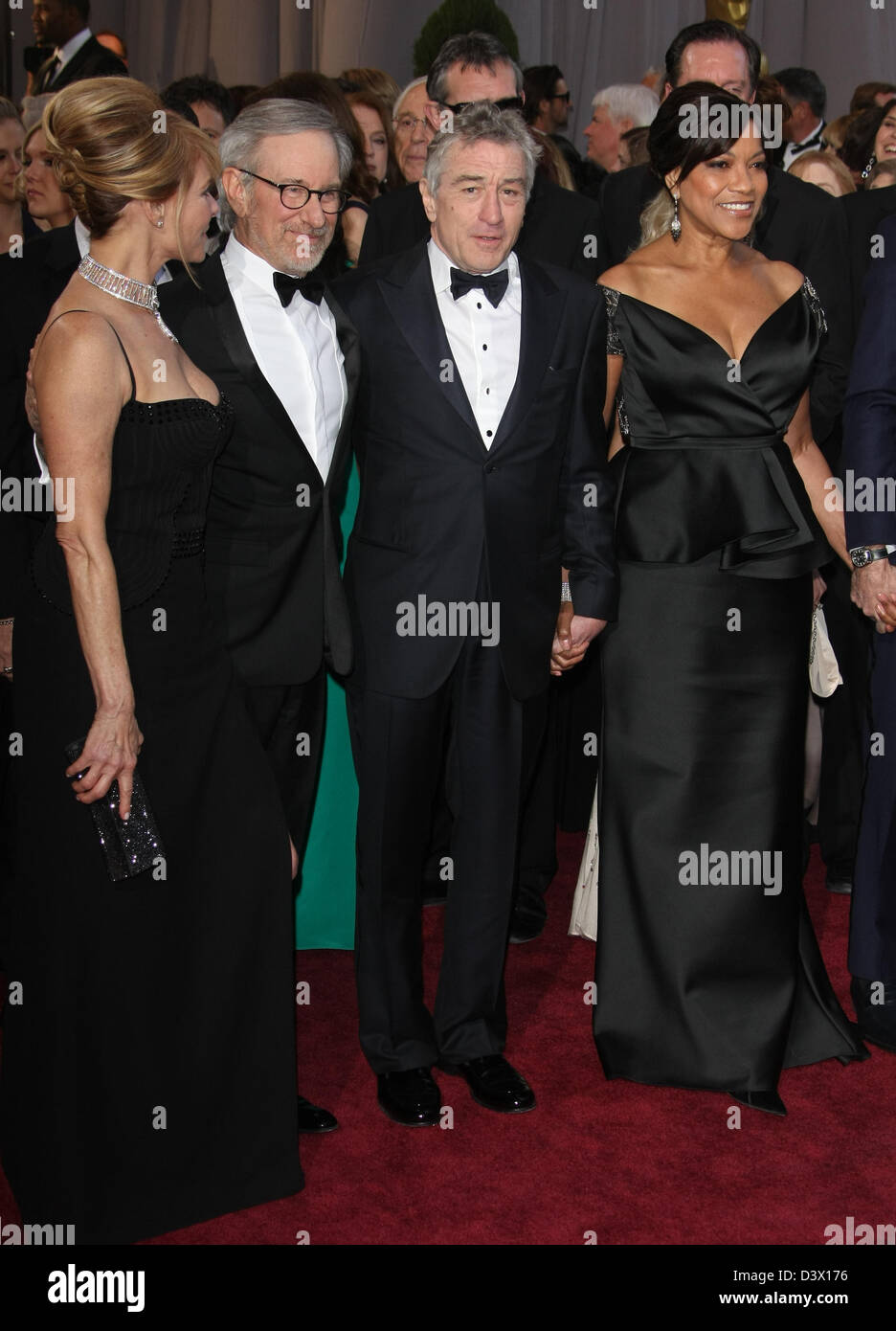 KATE CAPSHAW & STEVEN SPIELBERG & ROBERT DE NIRO & GRACE HIGHTOWER 85TH ...